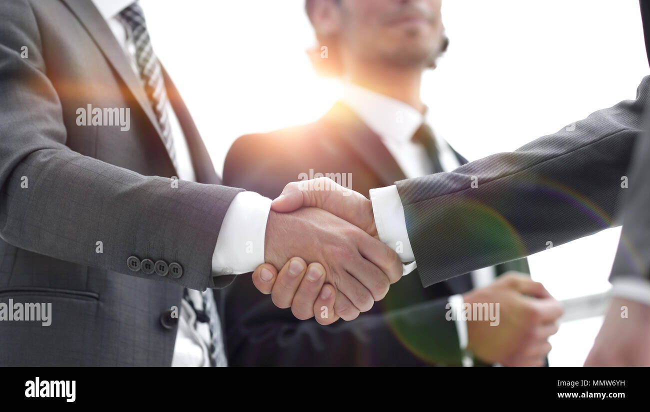 closeup.handshake of business people Stock Photo - Alamy