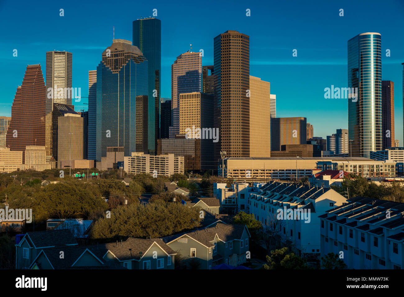 Houston skyline 2018 hi-res stock photography and images - Alamy
