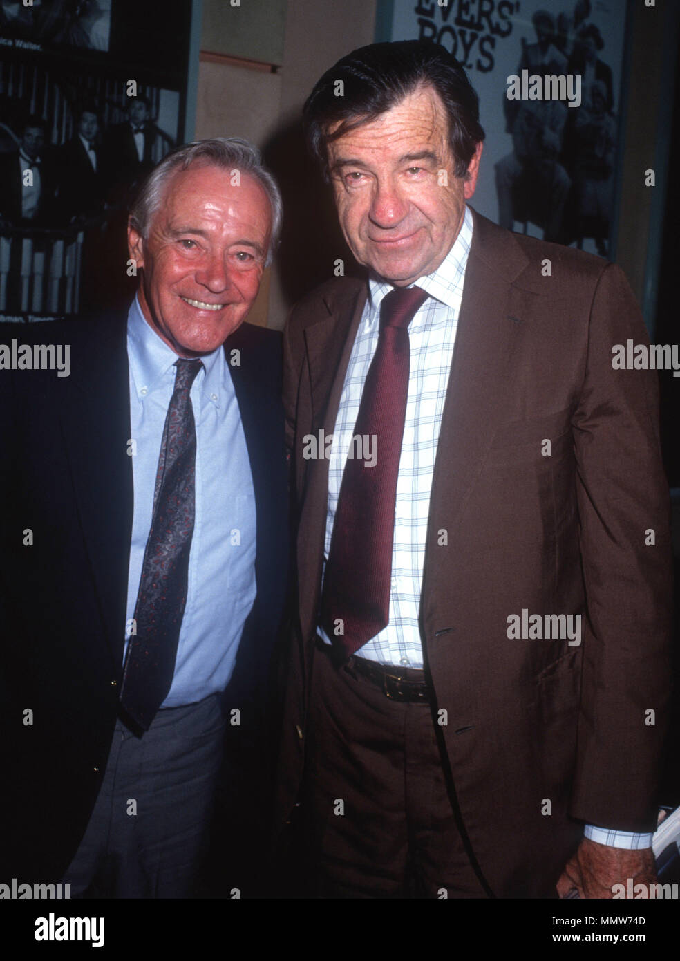 HOLLYWOOD, CA - JULY 12: (L-R) Actors Jack Lemmon and Walter Mathau ...