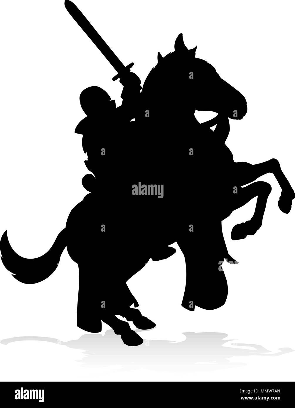 Knight on horse hi-res stock photography and images - Alamy