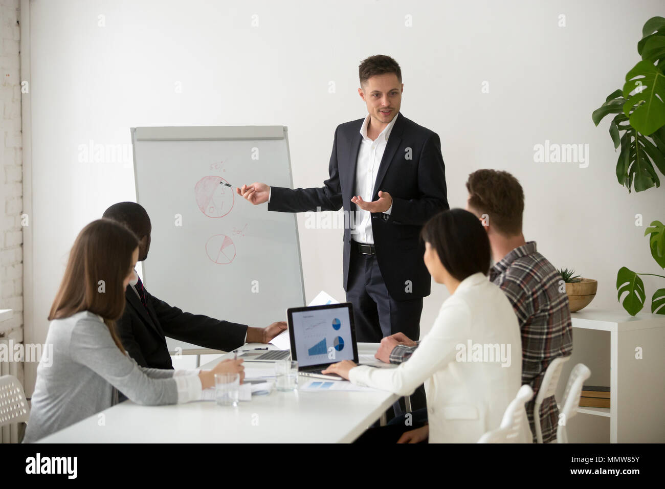Successful team leader hi-res stock photography and images - Alamy