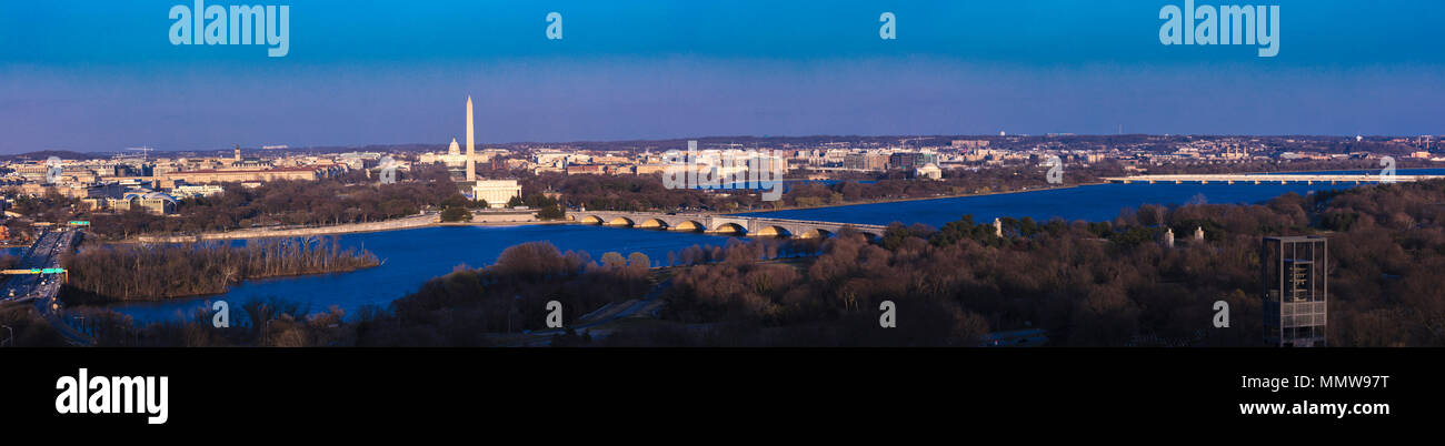 MARCH 26, 2018 - ARLINGTON, VA - WASH D.C. - Panoramic view of ... MARCH 26, 2018 - ARLINGTON, VA - WASH D.C. - Panoramic view of ...
