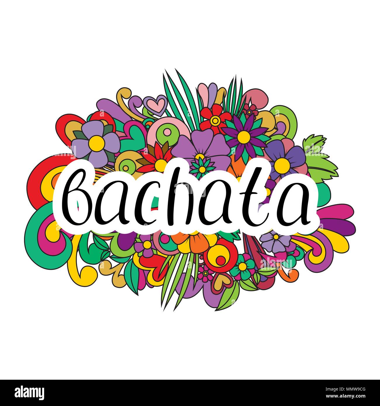 Bachata dance Stock Vector Images - Alamy