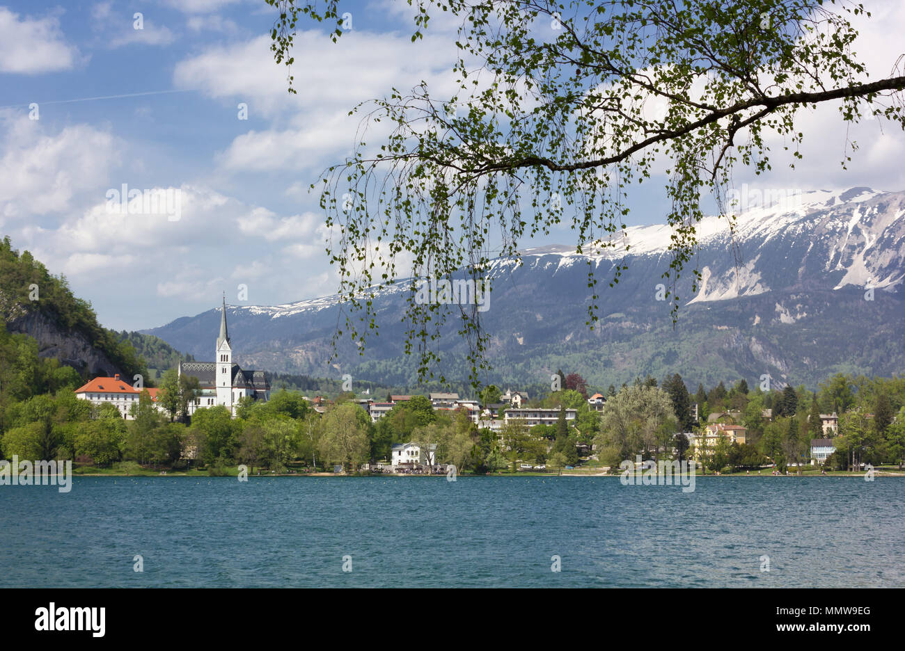 Spring at lake bled hi-res stock photography and images - Alamy