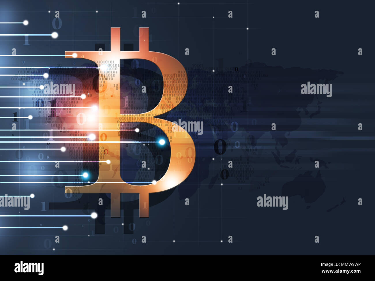 abstract technology bitcoin crypto currency business background Stock ...