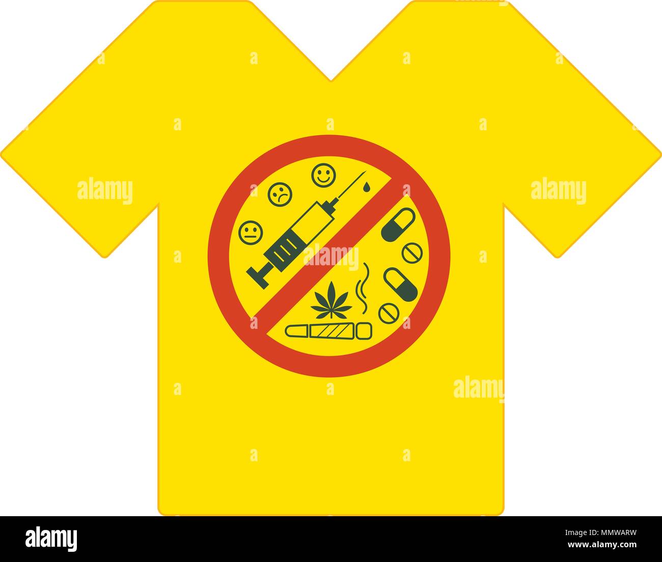 Say no to drugs Stock Vector Images - Alamy