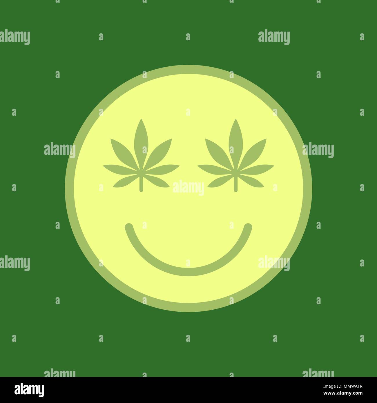 Medicinal marijuana weed cannabis Stock Vector Images - Alamy