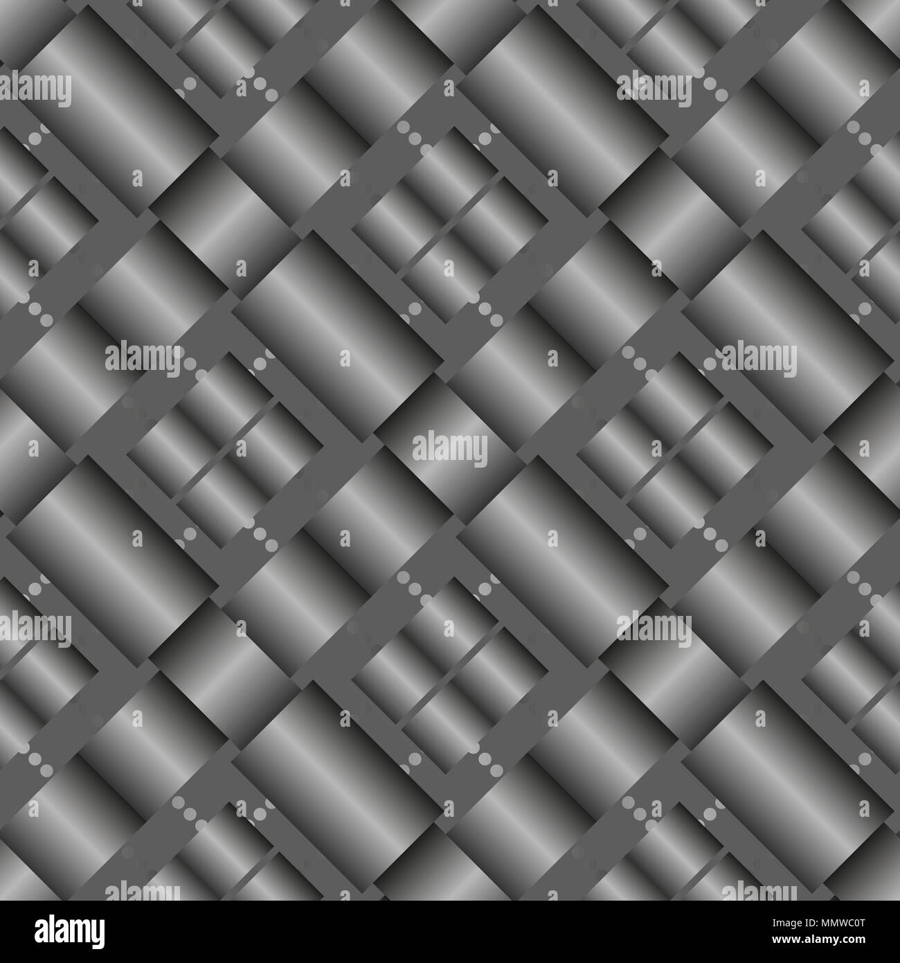 Seamless 'woven' vector texture on transparent background. Black and ...