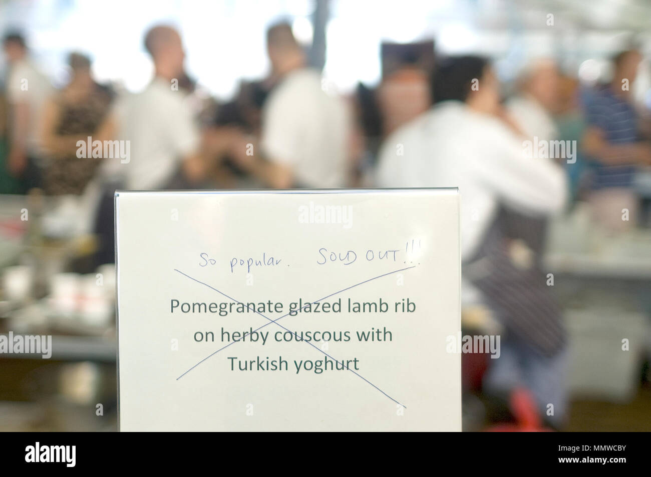 Sold out food hi-res stock photography and images - Alamy