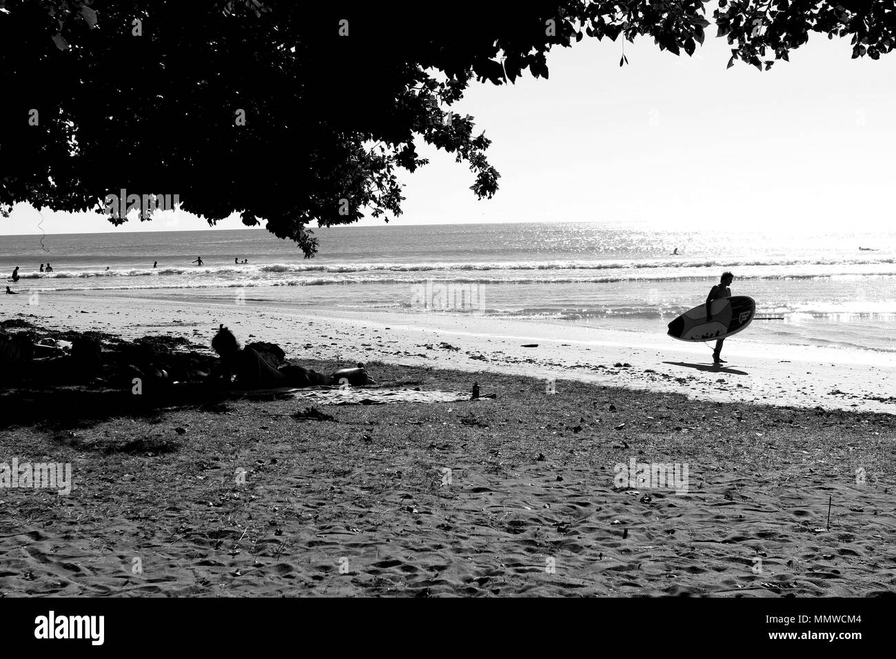 Tamarin bay is a very authentic beach hi-res stock photography and ...