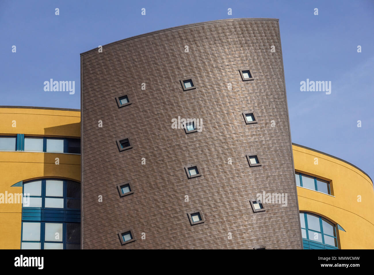 Abstract modern architecture background. Texture, pattern, geometry ...