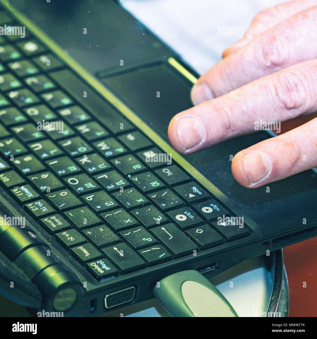 Fingers over keyboard hi-res stock photography and images - Alamy