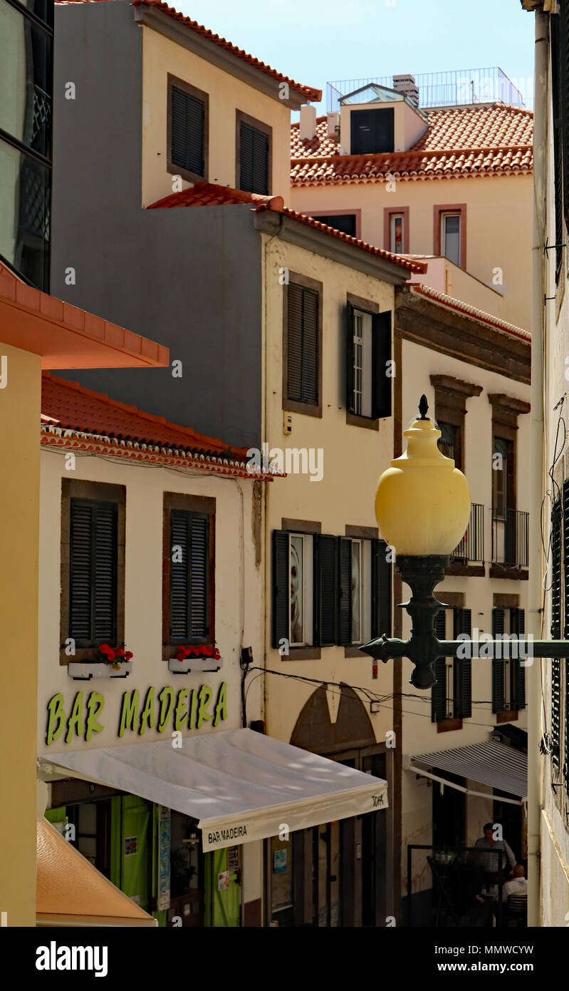 Hidden away on one of the side streets on Portuguese island of Madeira ...
