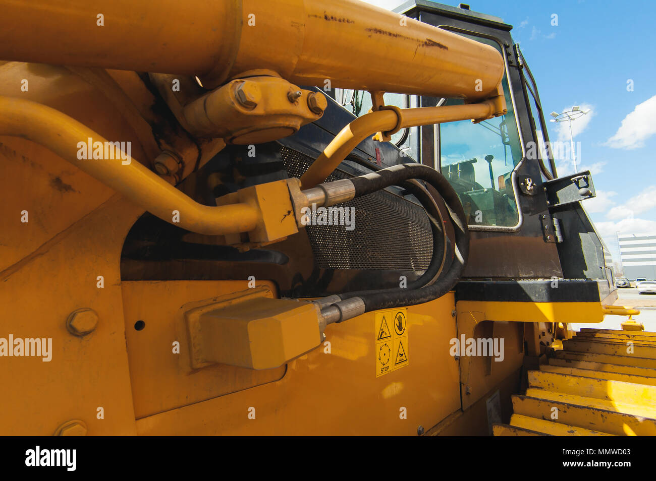 Side View Excavator Digger Stock Photos & Side View Excavator Digger ...