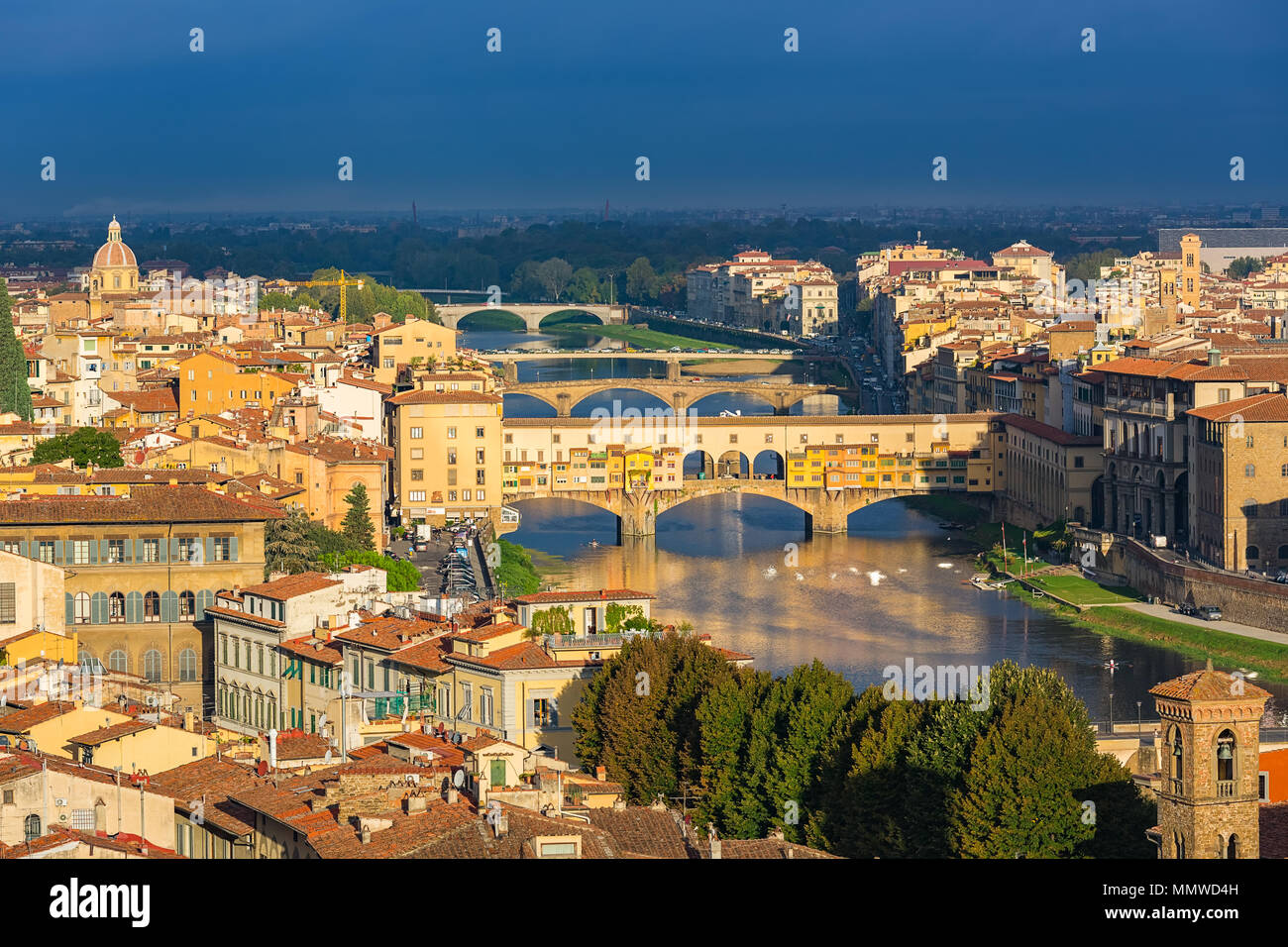 Aerial view of Florence Stock Photo - Alamy