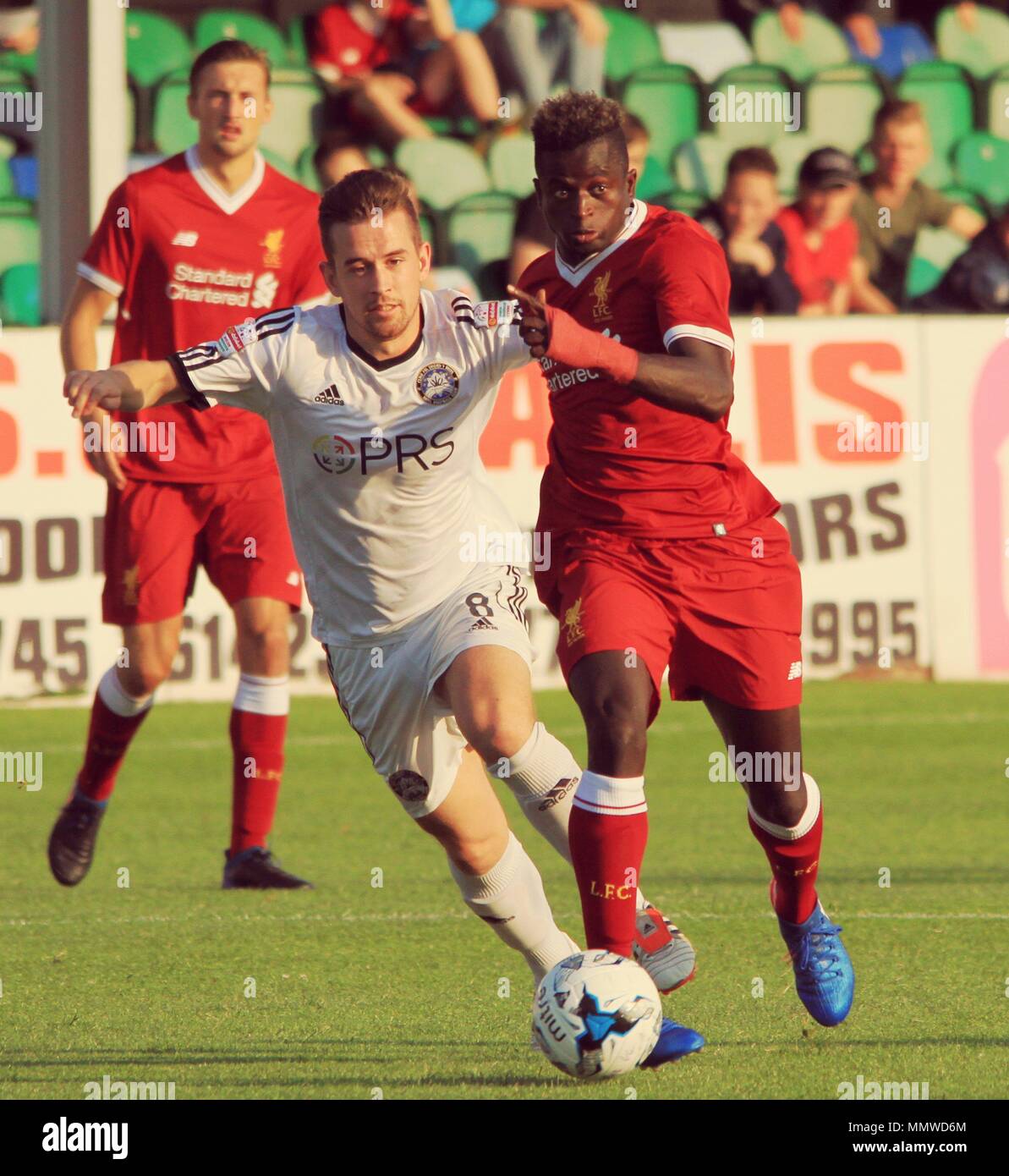 Rhyl,Uk, Rhyl Fc take on Liverpool u23s in a friendly match, credit Ian ...