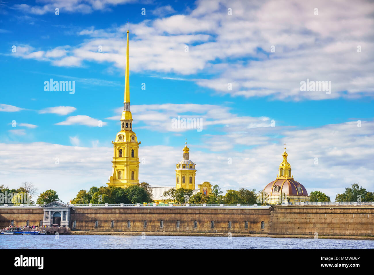 The Peter and Paul Fortress in St.Petersburg Stock Photo - Alamy