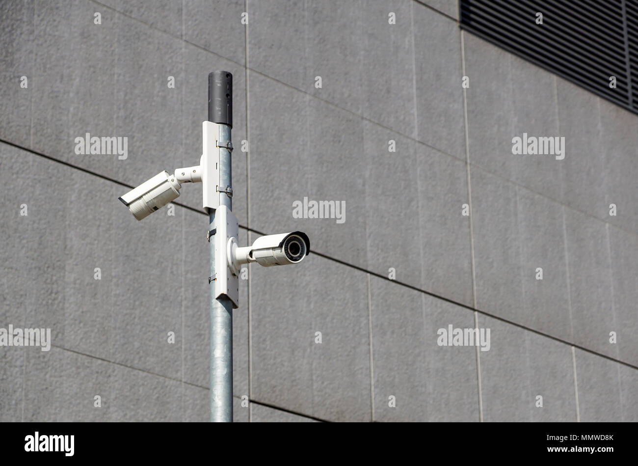 Security CCTV camera in office building Stock Photo - Alamy