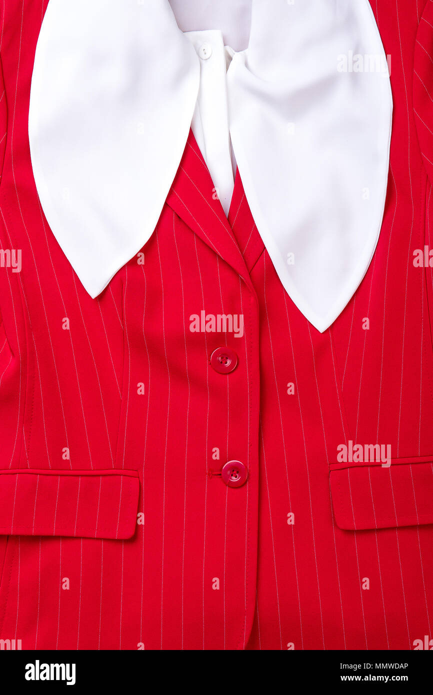 Close up feminine red blazer Stock Photo - Alamy