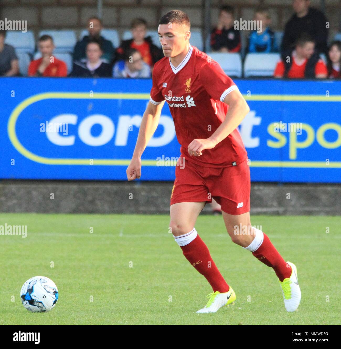 Rhyl,Uk, Rhyl Fc take on Liverpool u23s in a friendly match, credit Ian ...