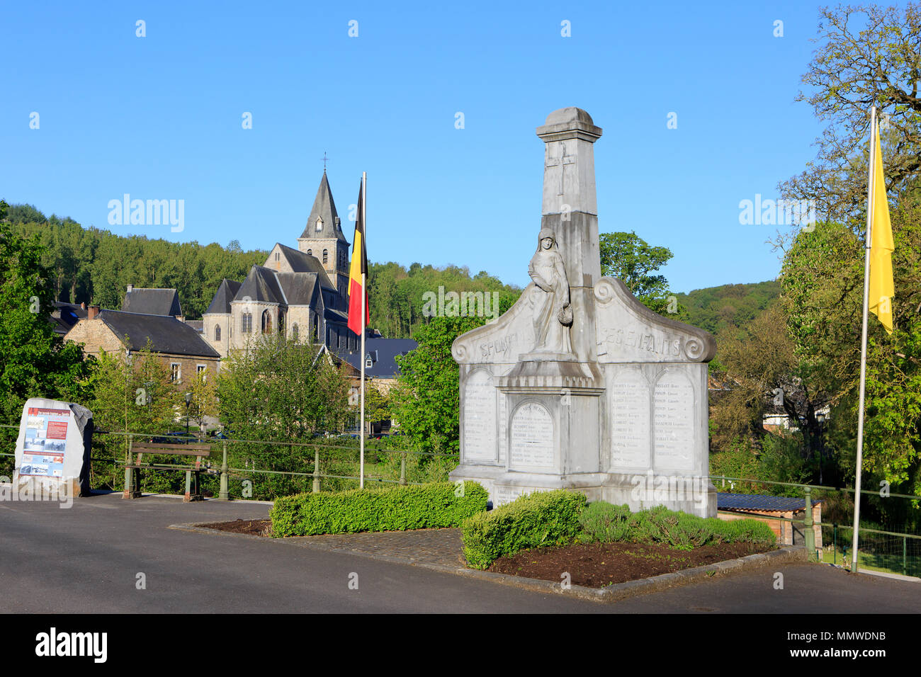 World War I Memorial for the victims of Spontin (province of Namur) in ...