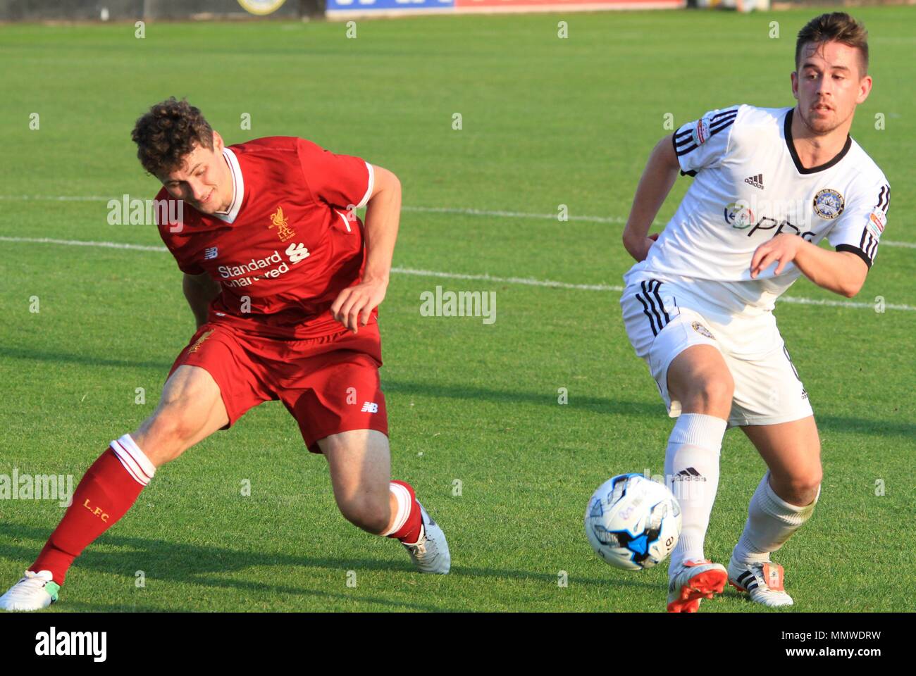 Rhyl,Uk, Rhyl Fc take on Liverpool u23s in a friendly match, credit Ian ...