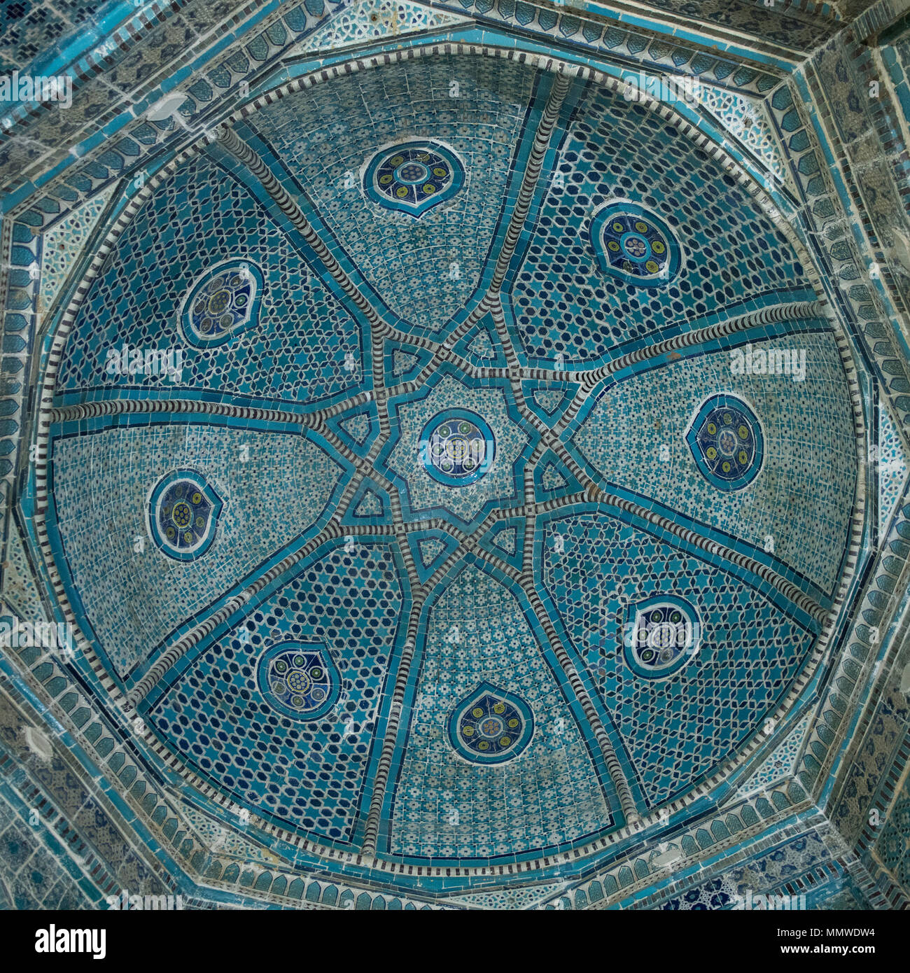 Shodi Mulk Oko Mausoleum, Shakhi Zindar Memorial Complex, Samarkand ...