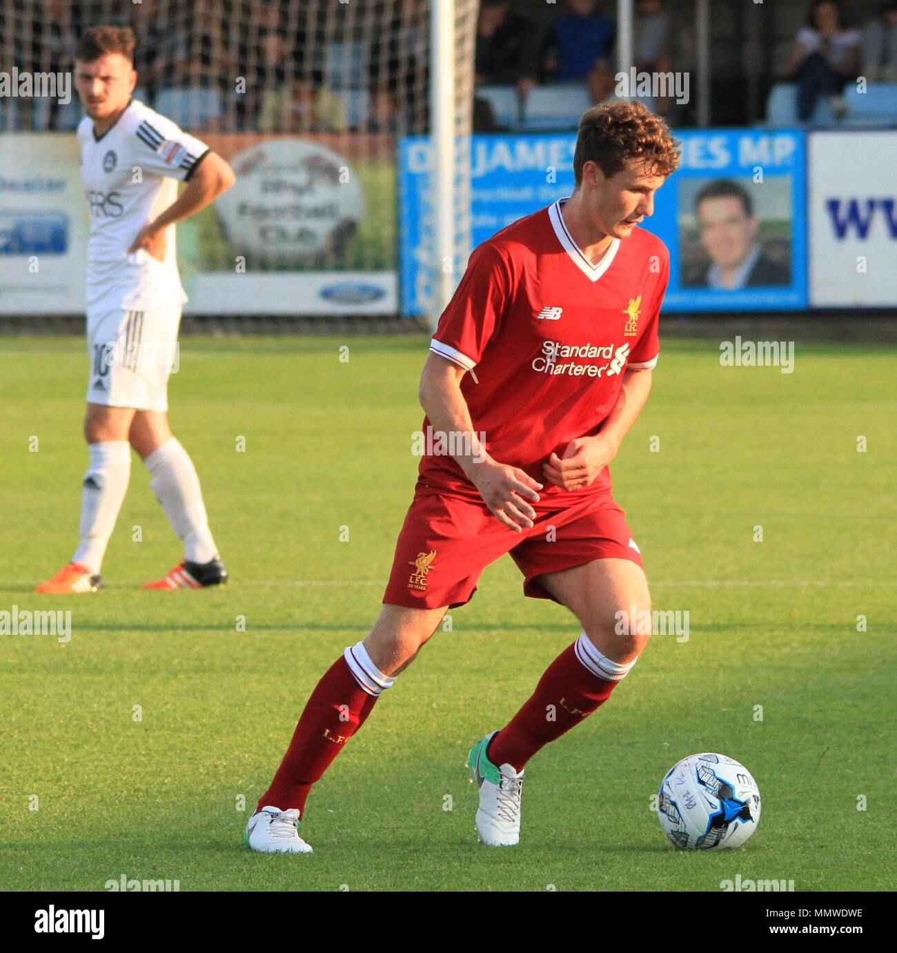 Rhyl,Uk, Rhyl Fc take on Liverpool u23s in a friendly match, credit Ian ...