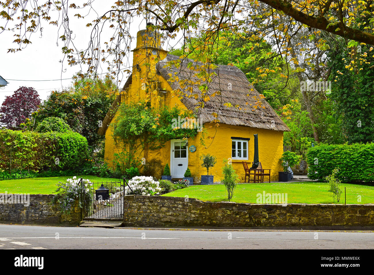 Merthyr mawr village hi-res stock photography and images - Alamy