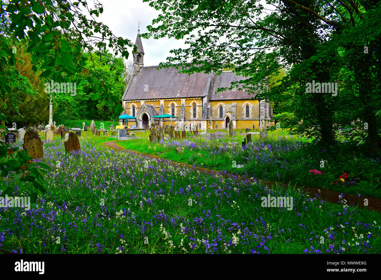 St Teilo's Church in the pretty rural village of Merthyr Mawr, was ...