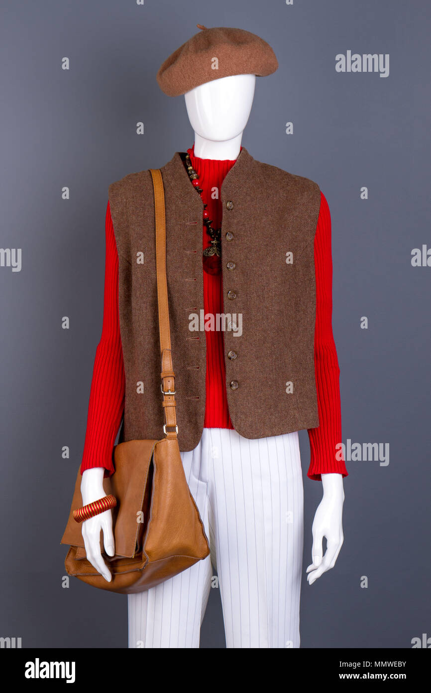 Leather beret hi-res stock photography and images - Alamy