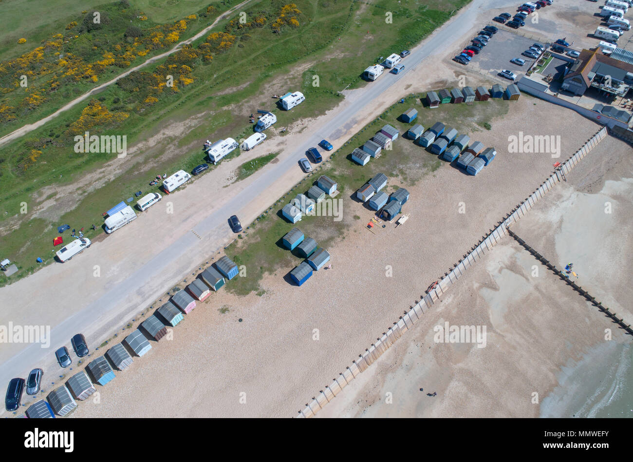 Hayling island beach huts hi-res stock photography and images - Alamy