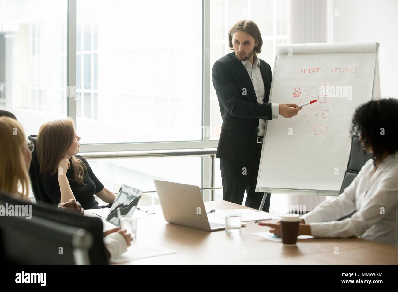 Presenting Business Plan High Resolution Stock Photography and Images ...