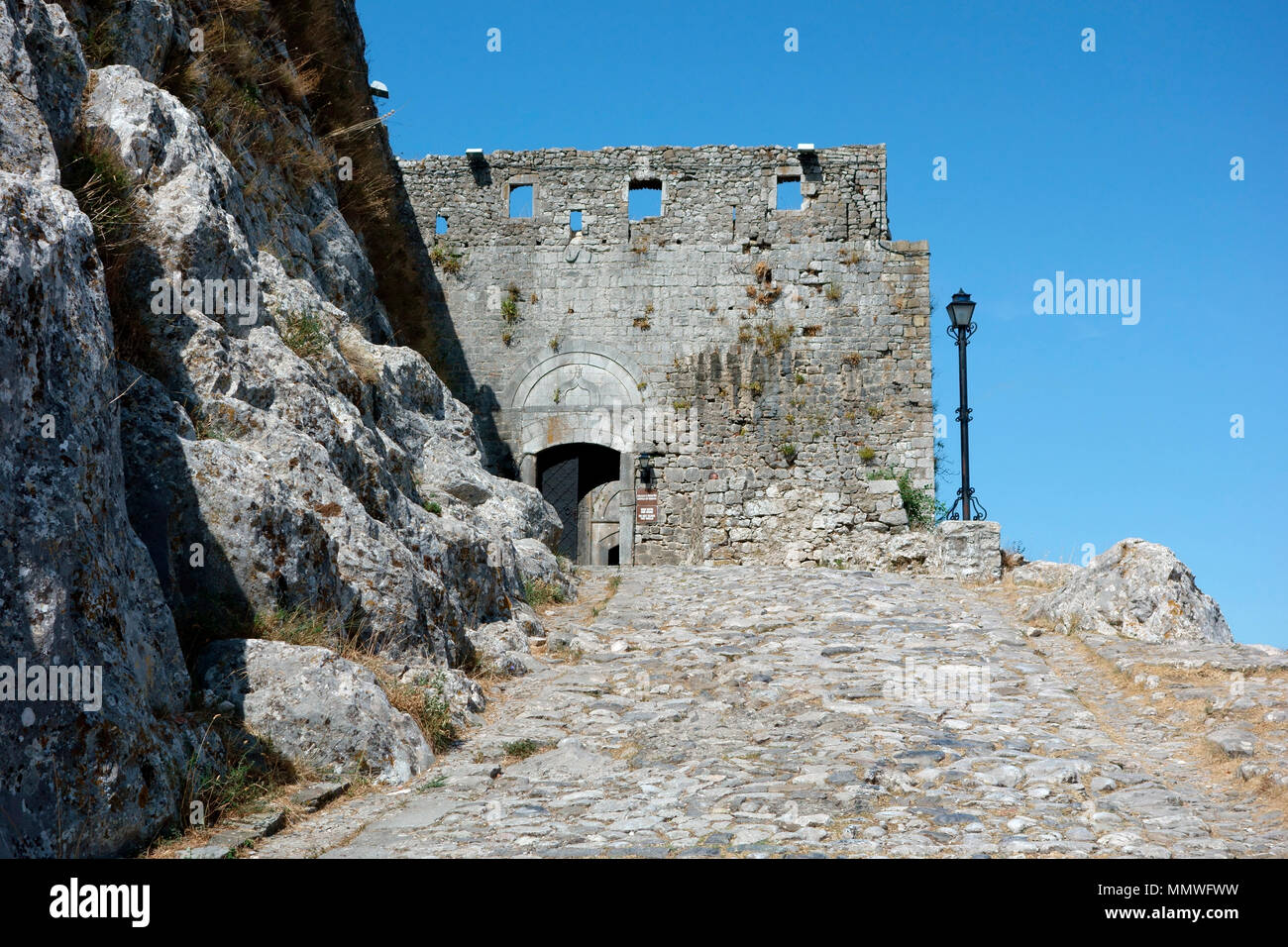 Rozafa Fortress, Shkodra, Albania Stock Photo - Alamy