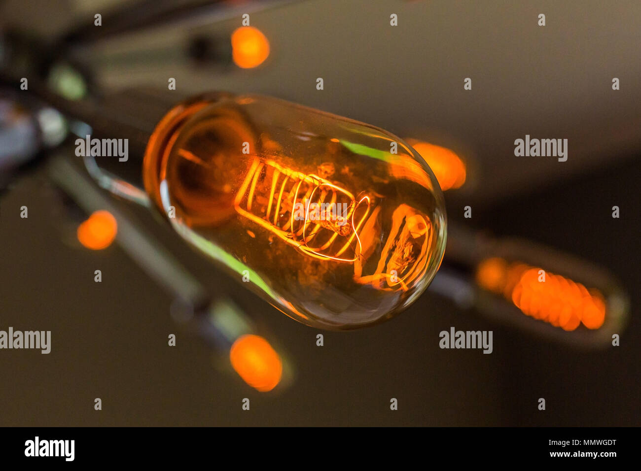 Decorative Incandescent Vintage Edison Vanity Tungsten Filament Light ...