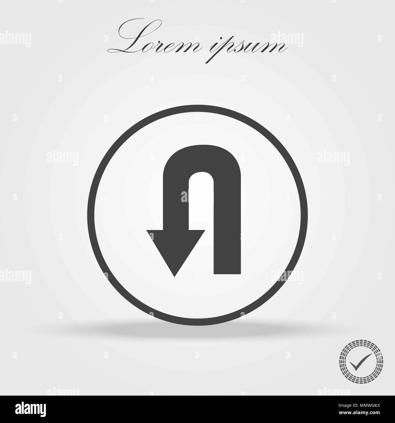 Beware bend Stock Vector Images - Alamy