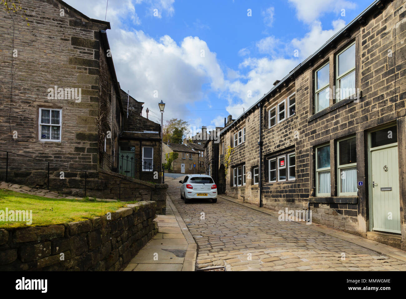 Heptonstall village, Calderdale, West Yorkshire, UK Stock Photo - Alamy