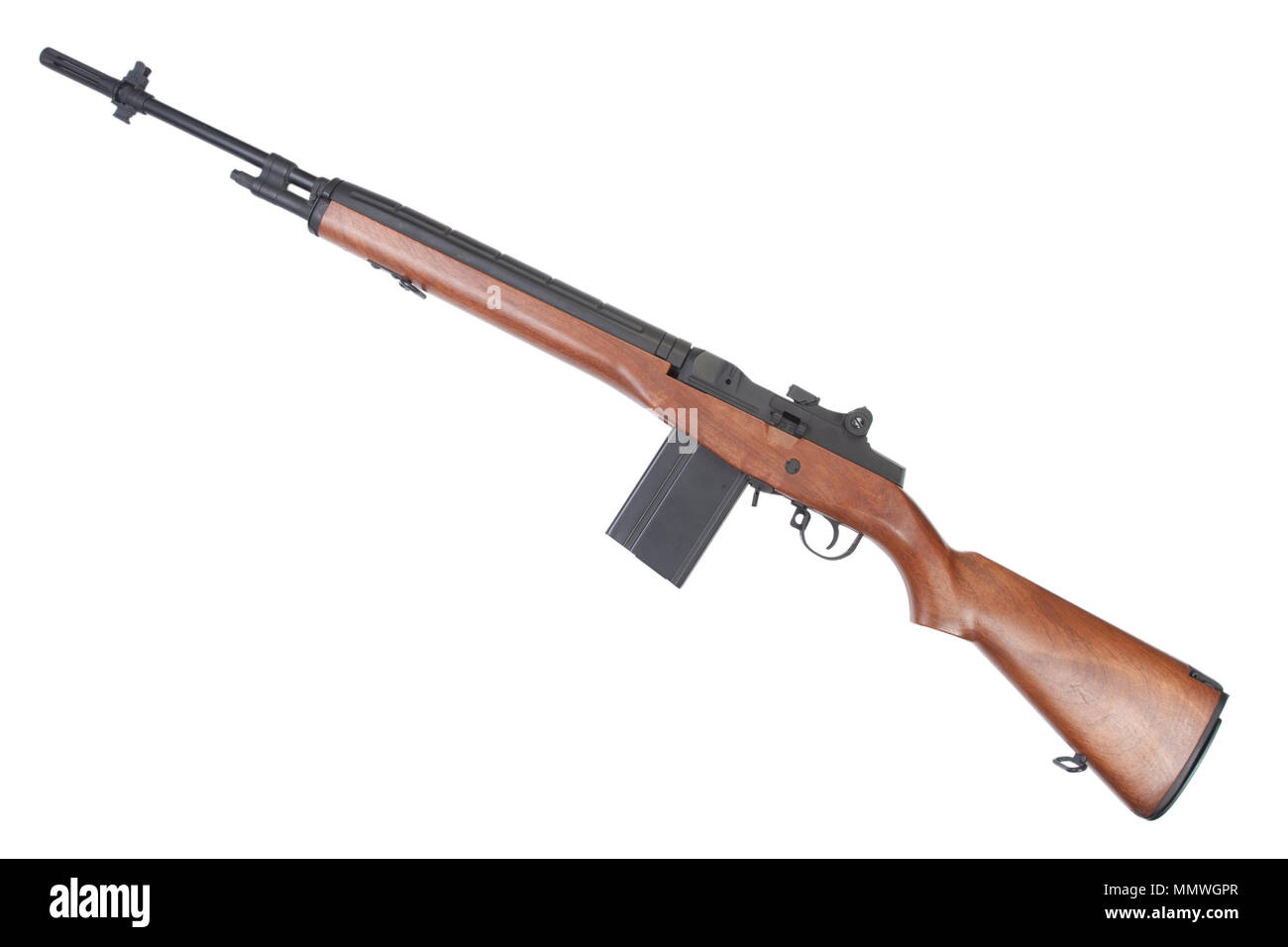 M14 rifle isolated Stock Photo - Alamy