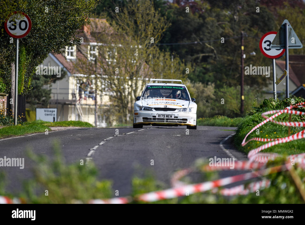 Chris West driver Keith Hounslow co driver racing Peugeot 306 Maxi in ...