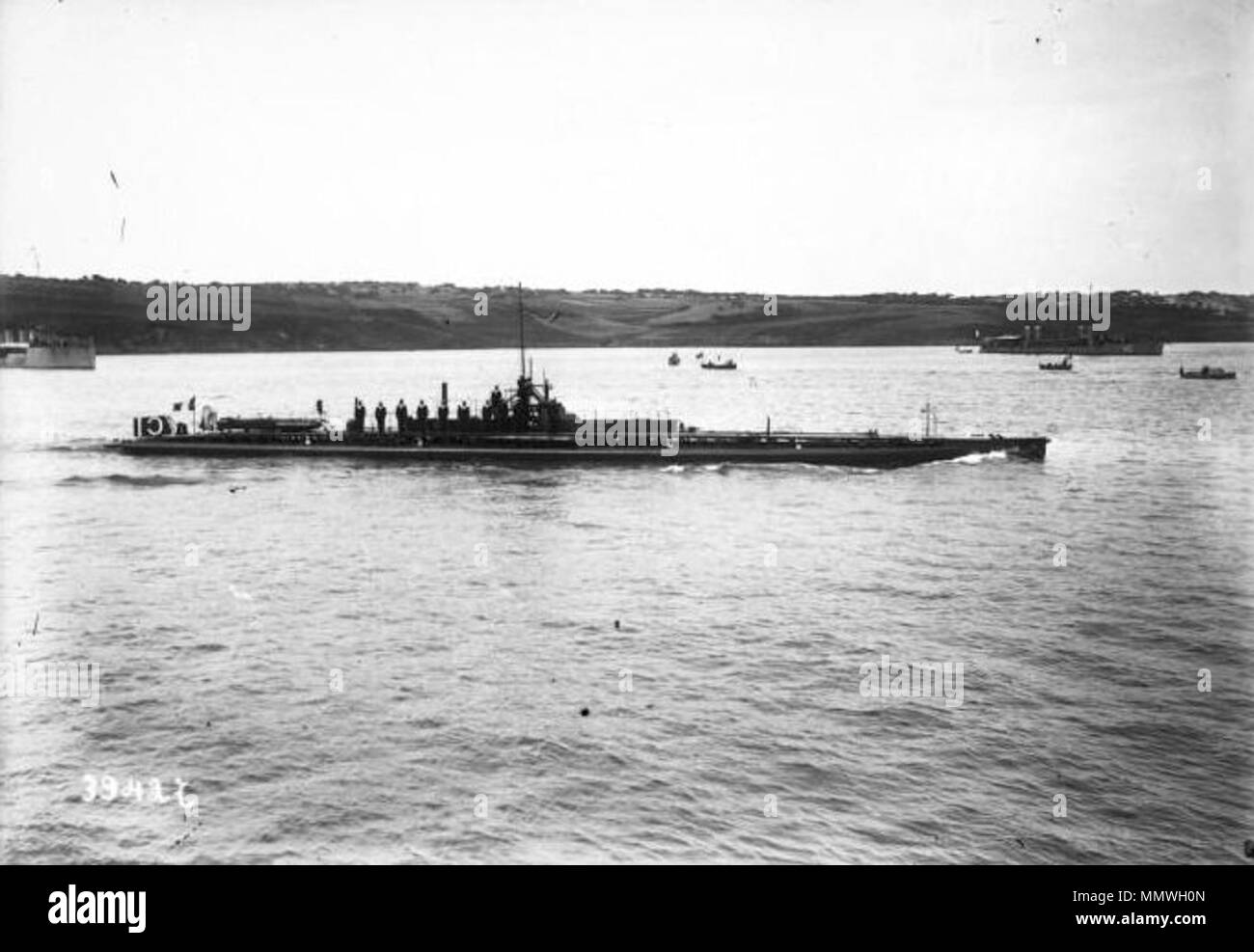 French submarine Circé. 1914. Circe-Agence Rol Stock Photo - Alamy