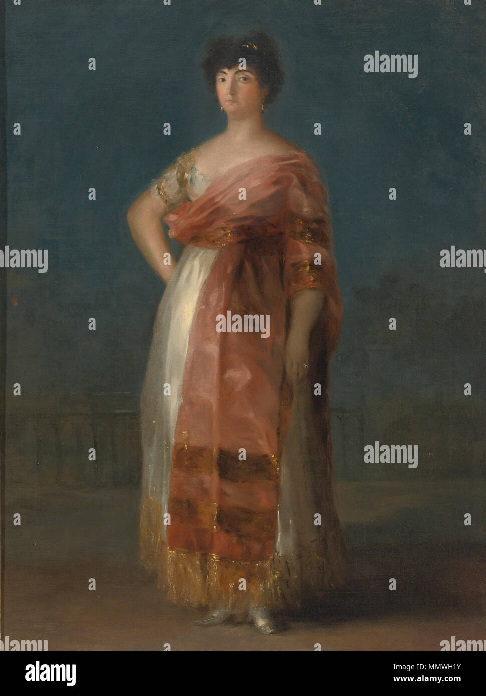 Circle of Goya Portrait of María Del Rosario Fernández Stock Photo - Alamy