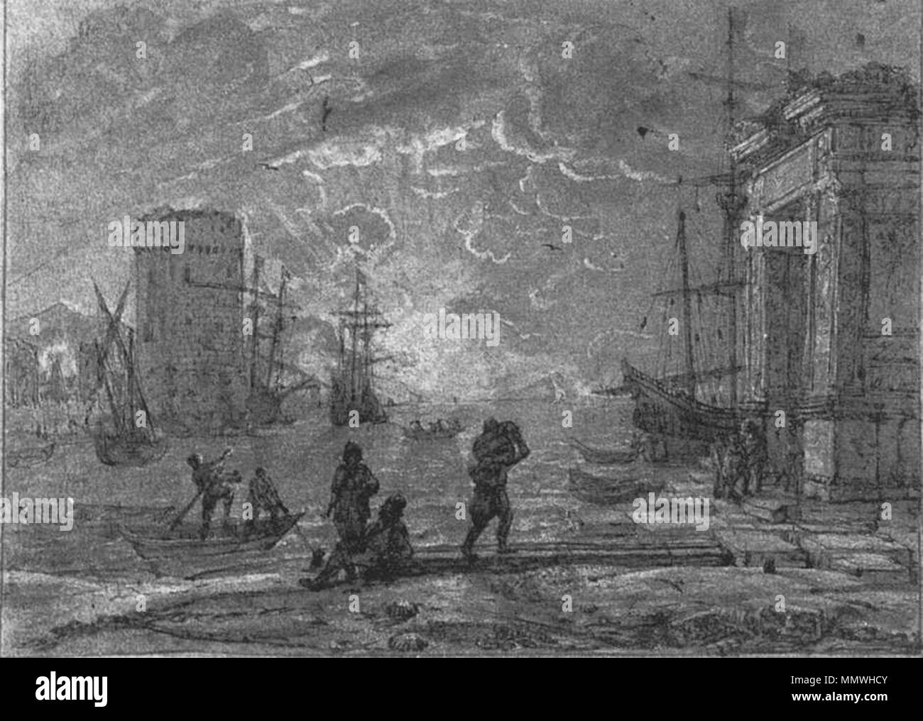 17th century harbour Black and White Stock Photos & Images - Alamy