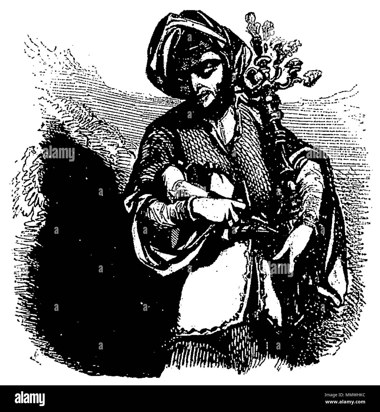 . English: Clauneck, an illustration from the 'Dictionnaire Infernal ...