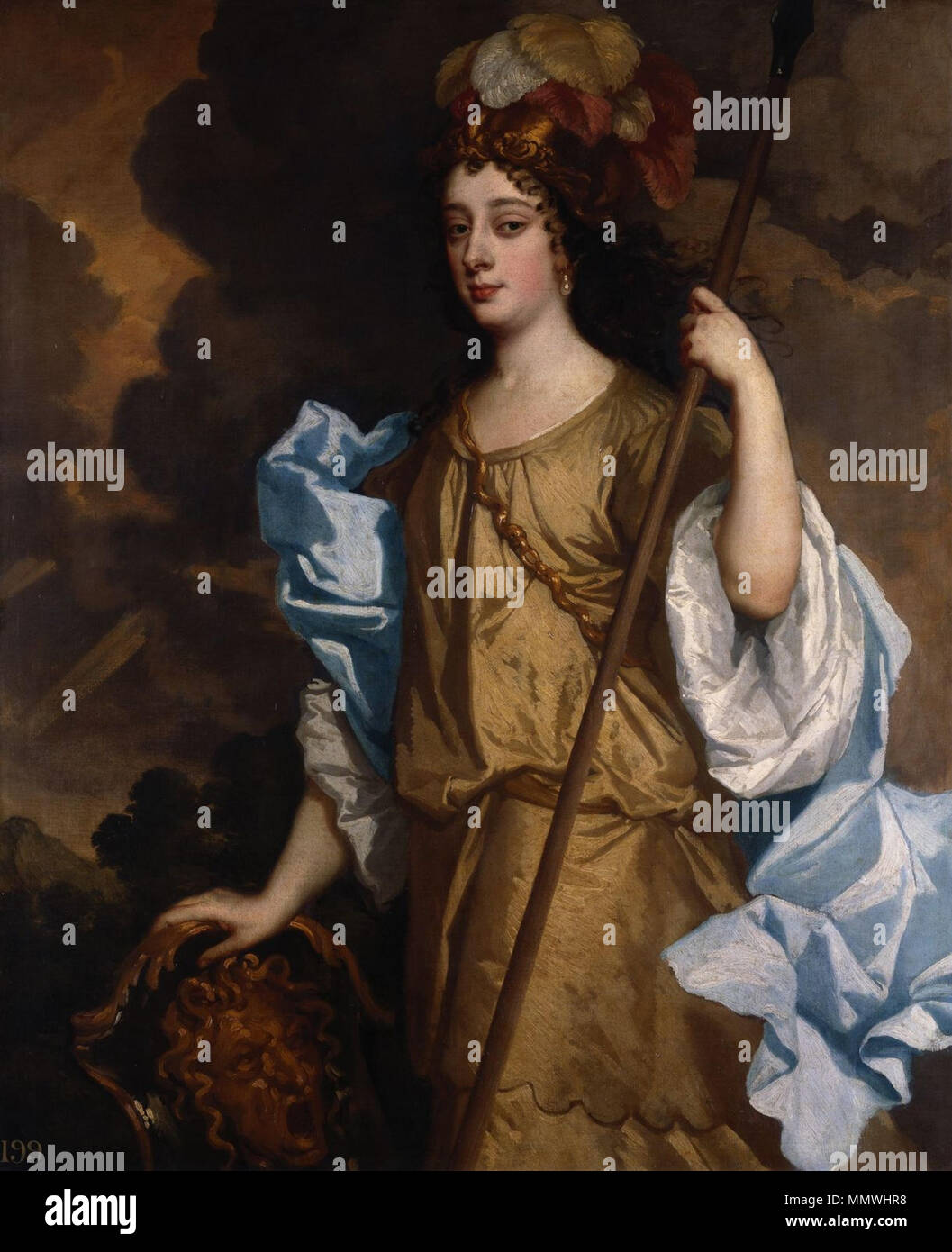 . Barbara Palmer, 1st Duchess of Cleveland as Minerva, the Roman ...