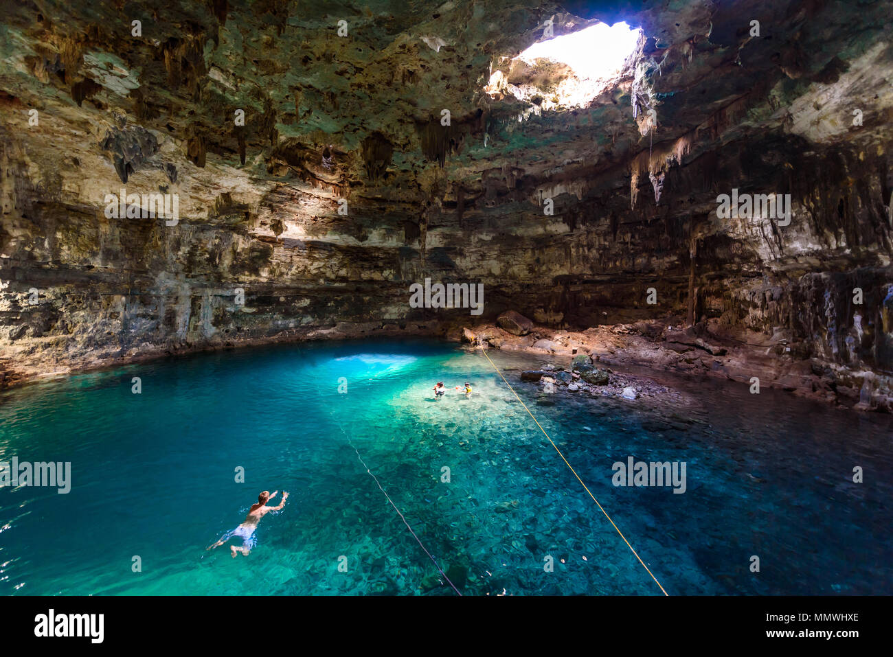 Tourism cenotes hi-res stock photography and images - Alamy