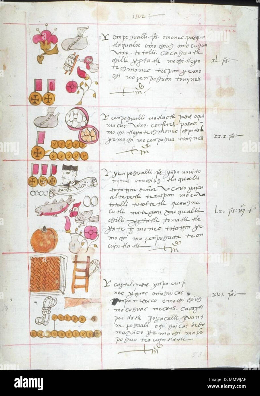 Mixtec codex hi-res stock photography and images - Alamy