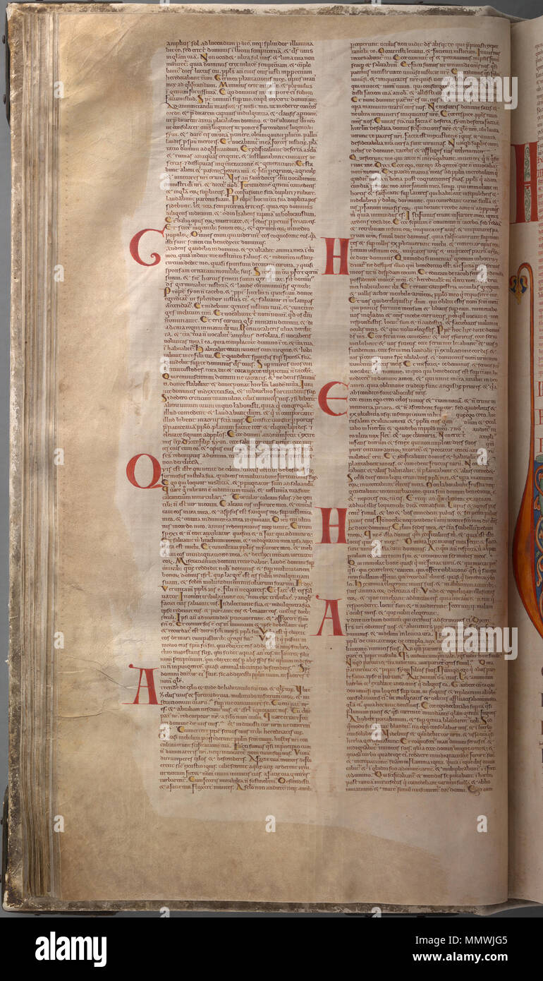 Isaiah bible page hi-res stock photography and images - Alamy