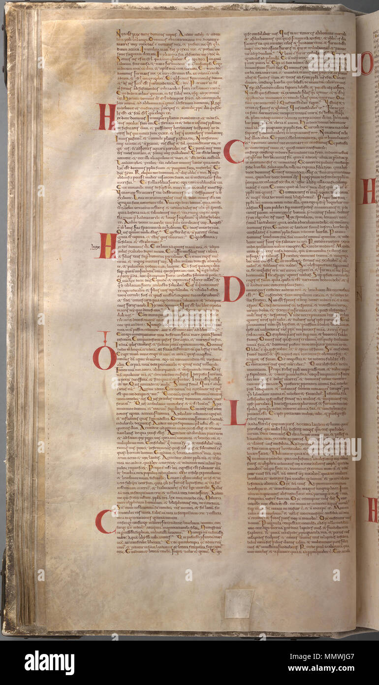 CodexGigas 068 Isaiah Stock Photo - Alamy