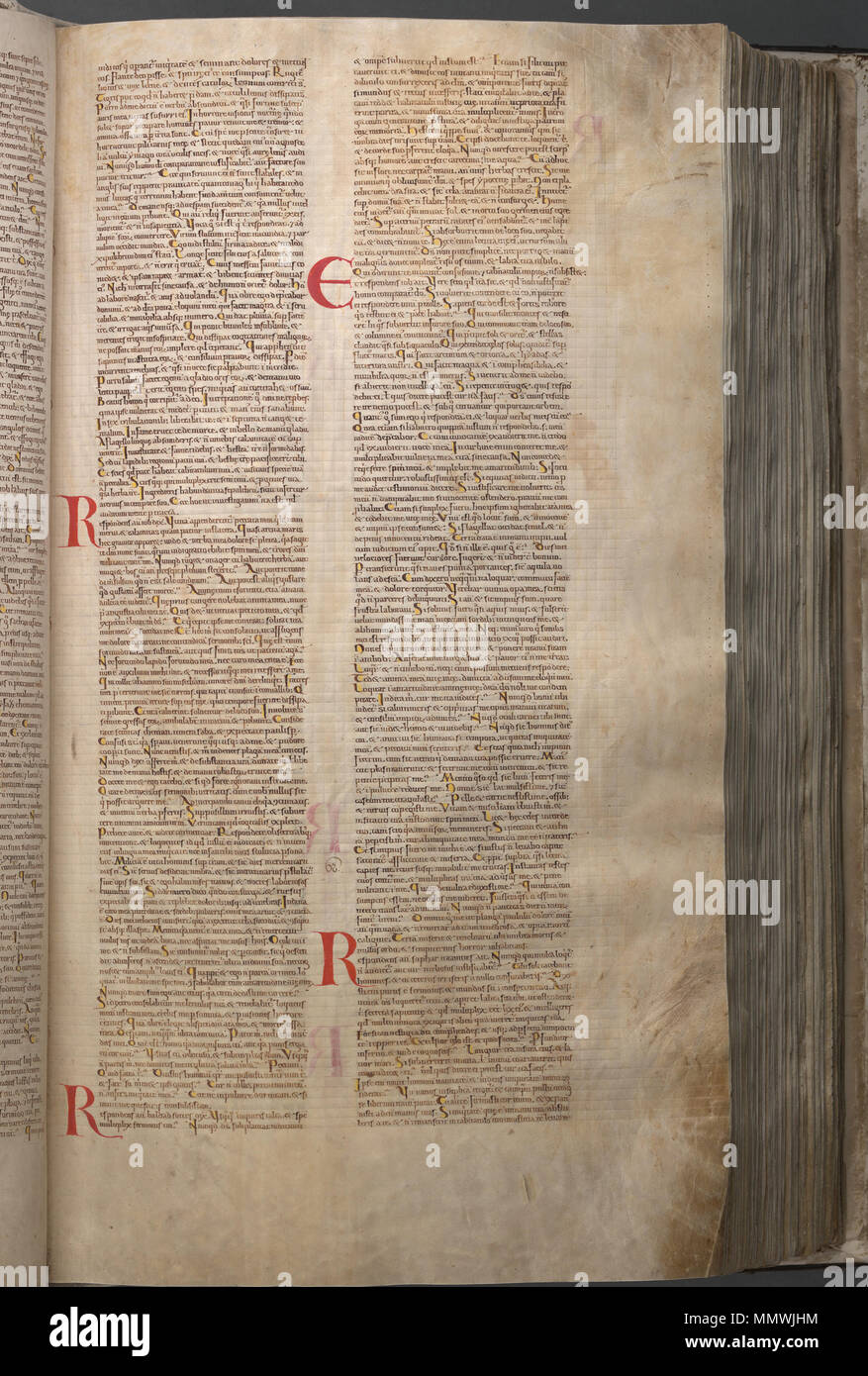 CodexGigas 121 Job Stock Photo - Alamy