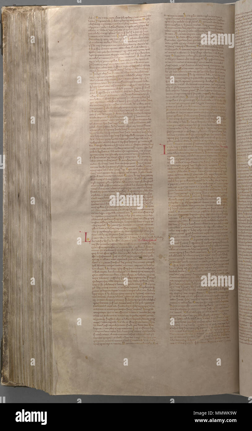 CodexGigas 456 Isidorus Stock Photo - Alamy